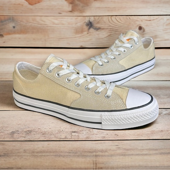 Converse | Shoes | Converse Chuck Taylor All Star Pro Beige Khaki Suede ...